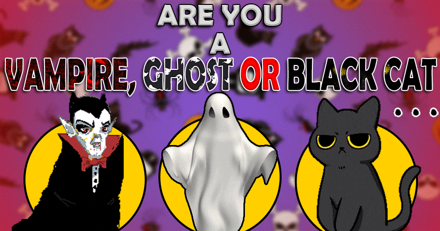 The Quiz Will Discover If You're A Vampire, Ghost, Or A Black Cat ...