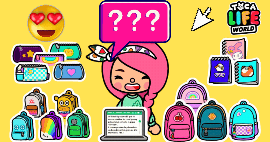 Your Favorite Toca Life School Supplies Will Reveal Your Academic ...