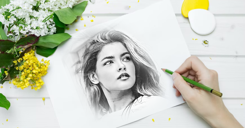 Take 10 seconds To Draw Your Classic Sketch Photo Online Now ...